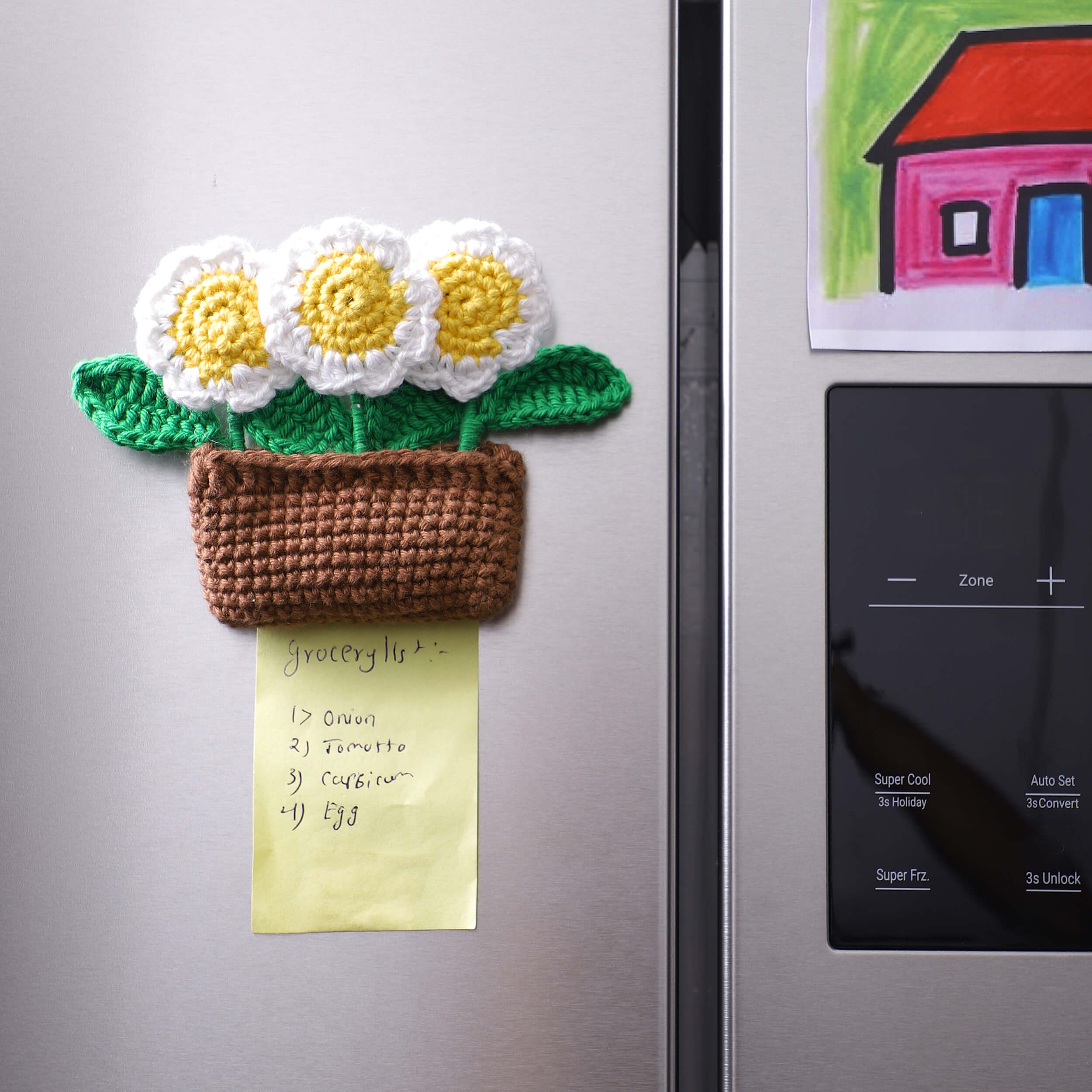Handmade Crochet Fridge Magnets | Cute, Eco-Friendly & Giftable Home ...