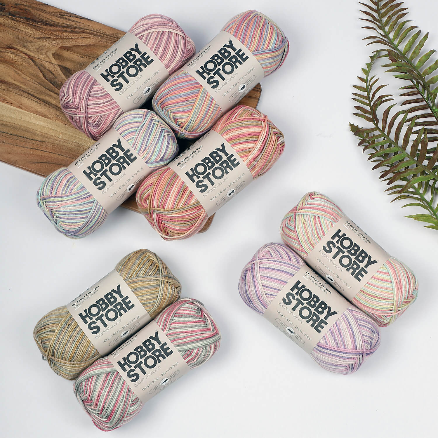 Hobby Store DK Kotton 4 Ply Yarn – Soft Cotton for Crochet & Knitting ...