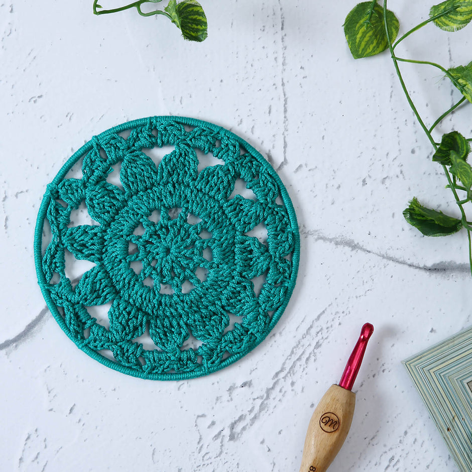 Crochet Mandala Wall Art – Handcrafted Décor for Modern Spaces | Magic ...