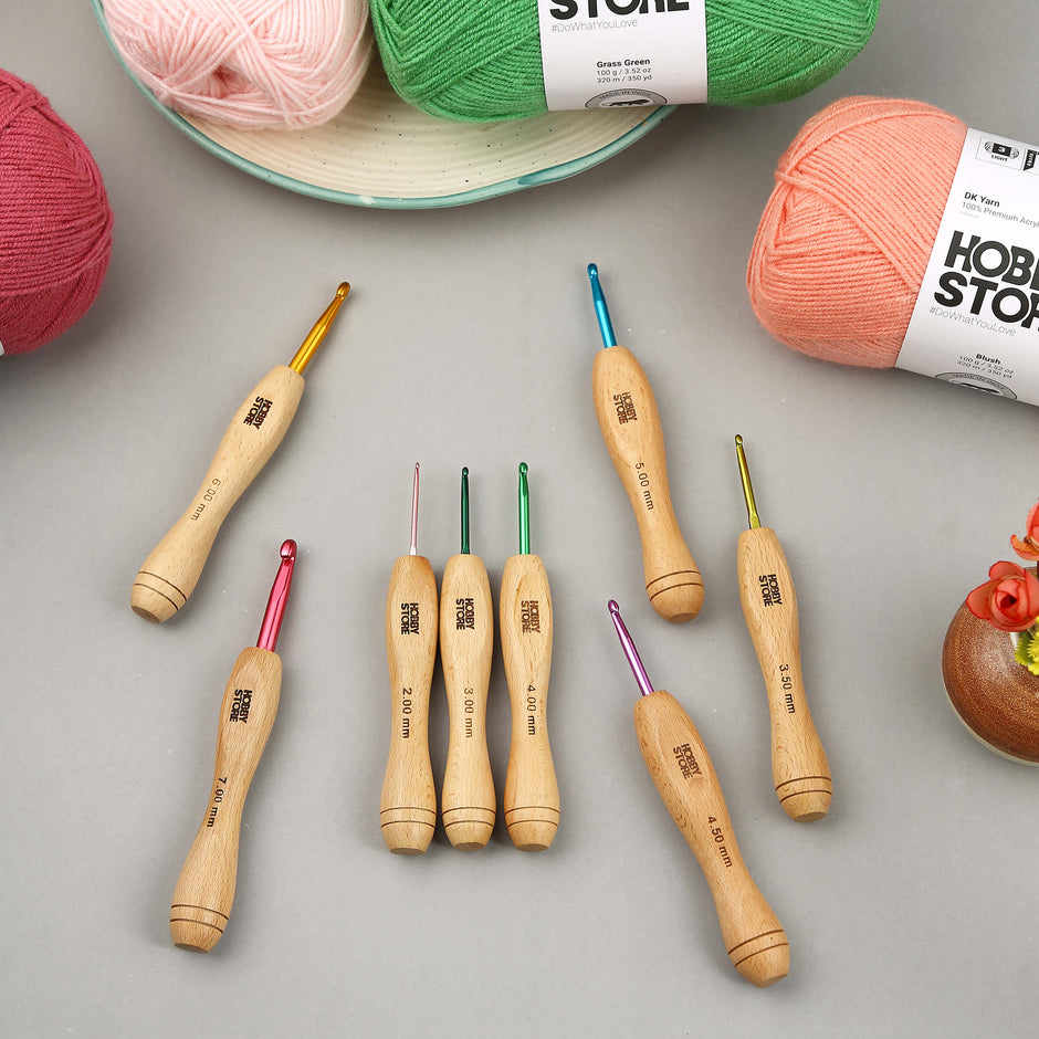Crochet Hooks – Aluminium, Steel, Ergonomic & Wooden | Magic Needles