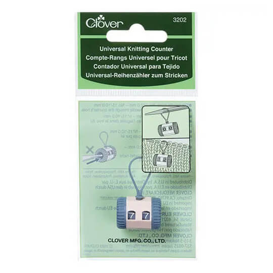 Clover Universal Knitting Row Counter | For Circular & Straight Needles ...