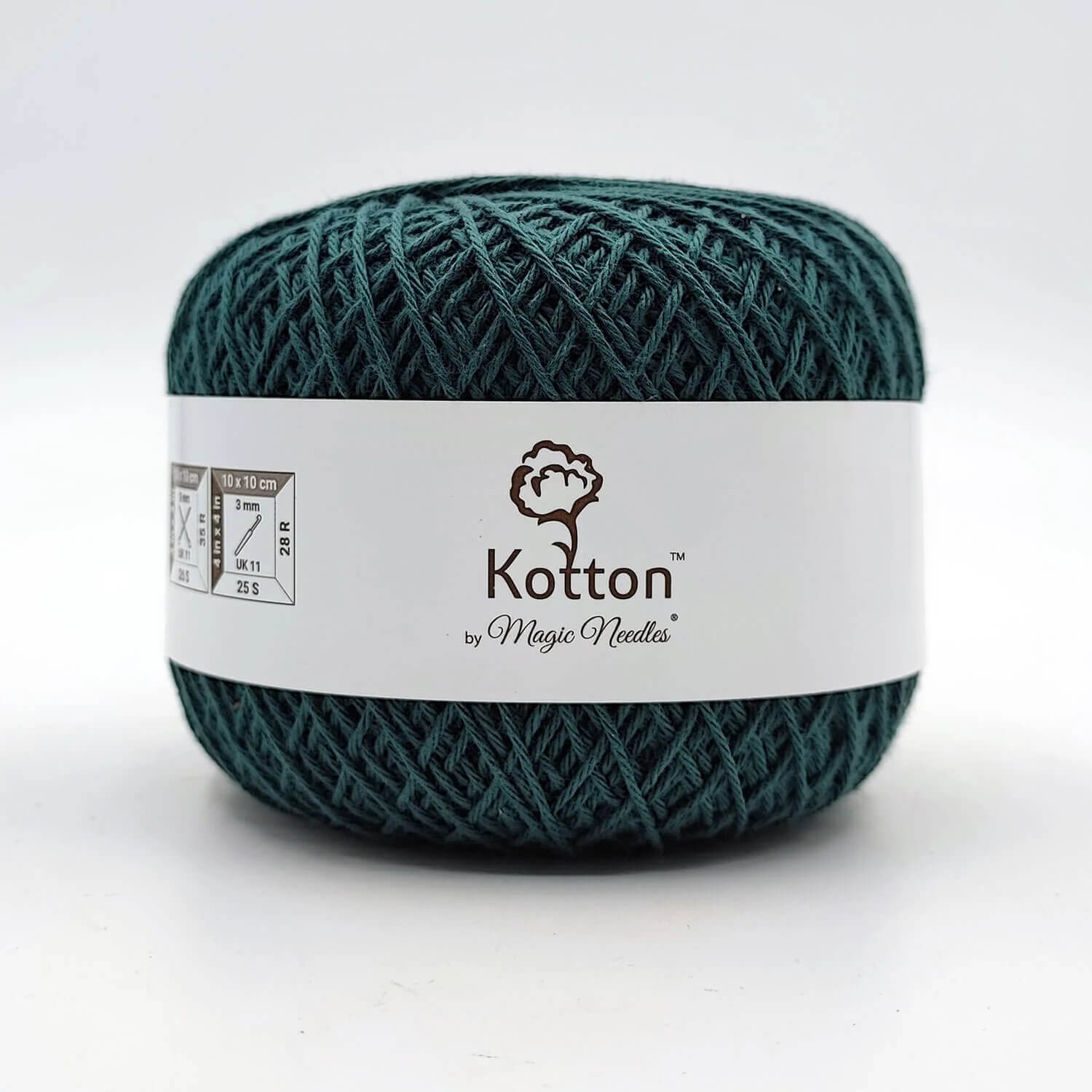 Cotton Yarn by Kotton 4 ply - Dark Military Green 57