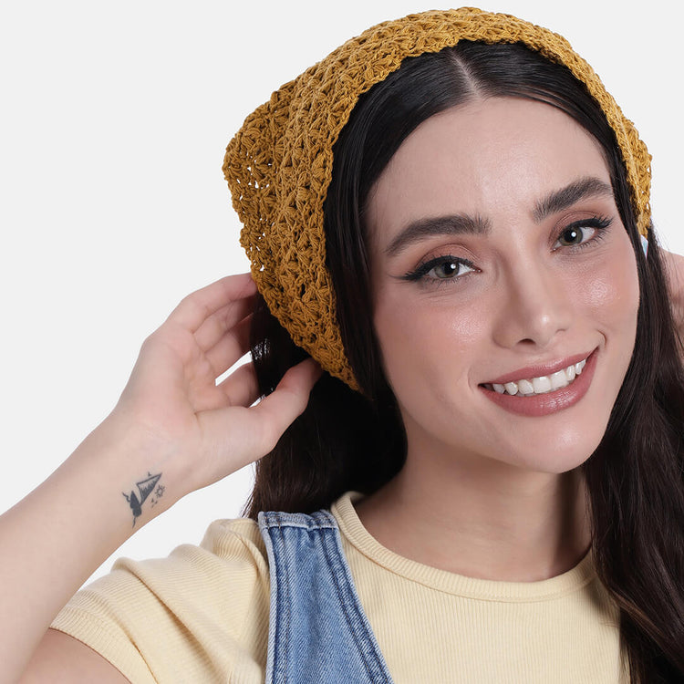 Handmade Crochet Bandanas – Stylish Hair Accessories | Magic Needles