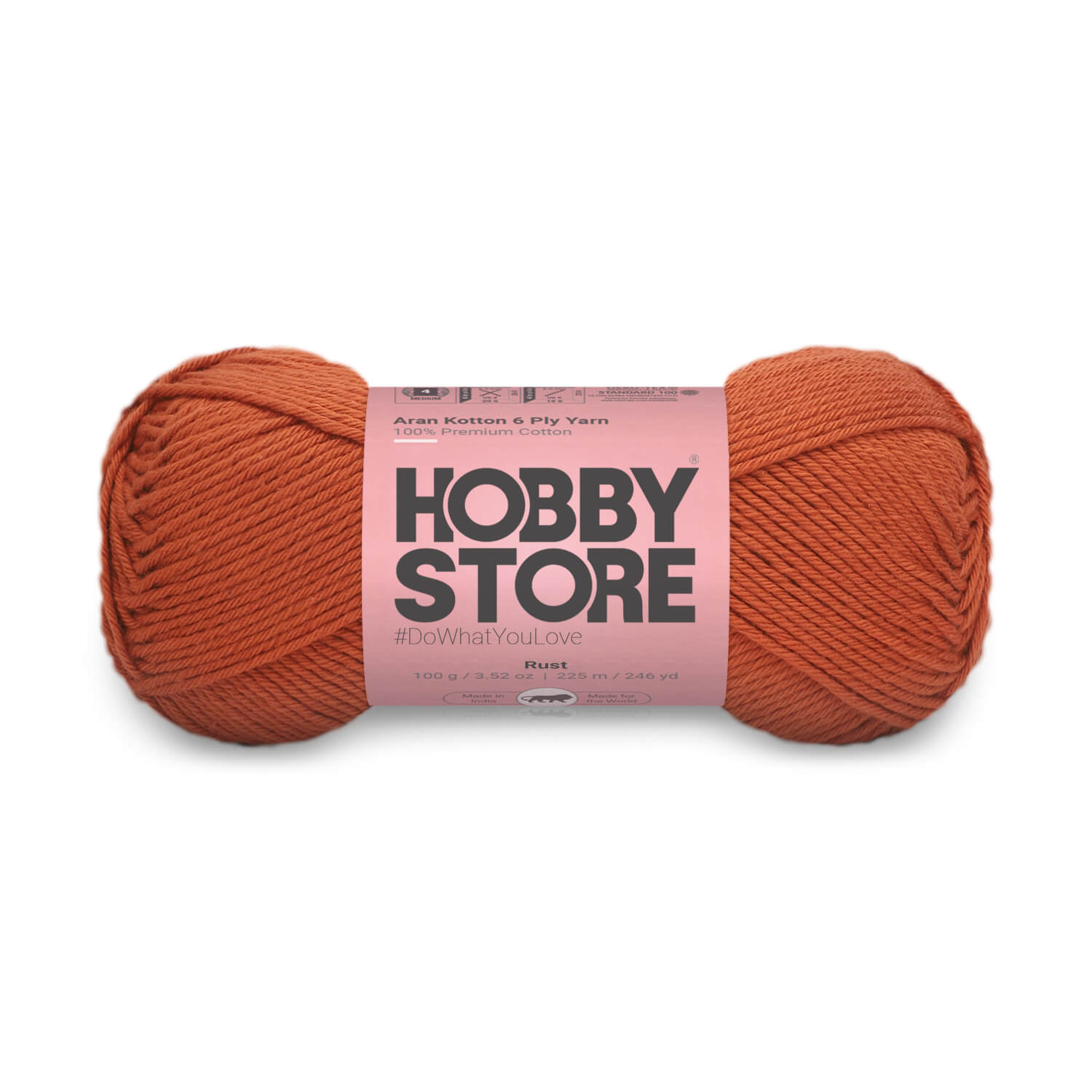 Aran Kotton 6 Ply Yarn by Hobby Store - Rust 549 – Magic Needles
