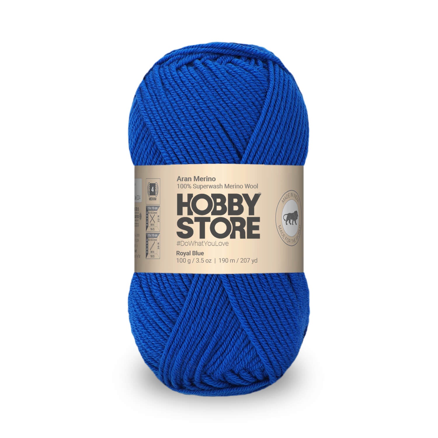 Aran Merino Wool by Hobby Store - Royal Blue AM040 – Magic Needles
