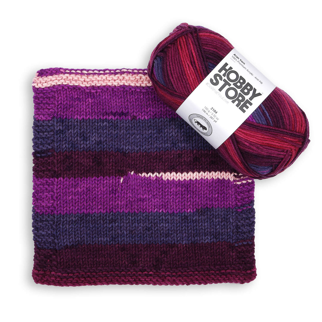 Aran Anti-Pill Yarn by Hobby Store - Multi-Color 2104 – Magic Needles