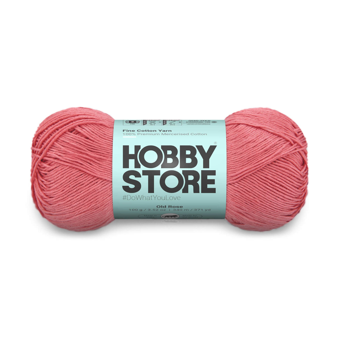 Fine Mercerised Cotton Yarn by Hobby Store - Old Rose 234 – Magic Needles
