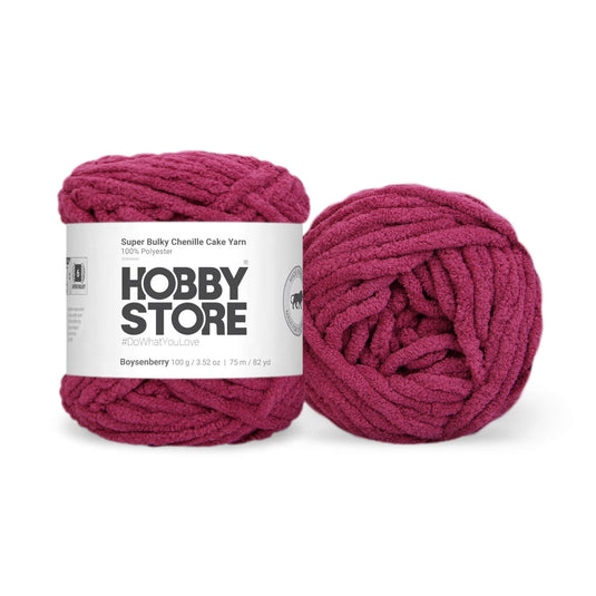 Super Bulky Chenille Cake Yarn by Hobby Store – Chunky, Bold and ...