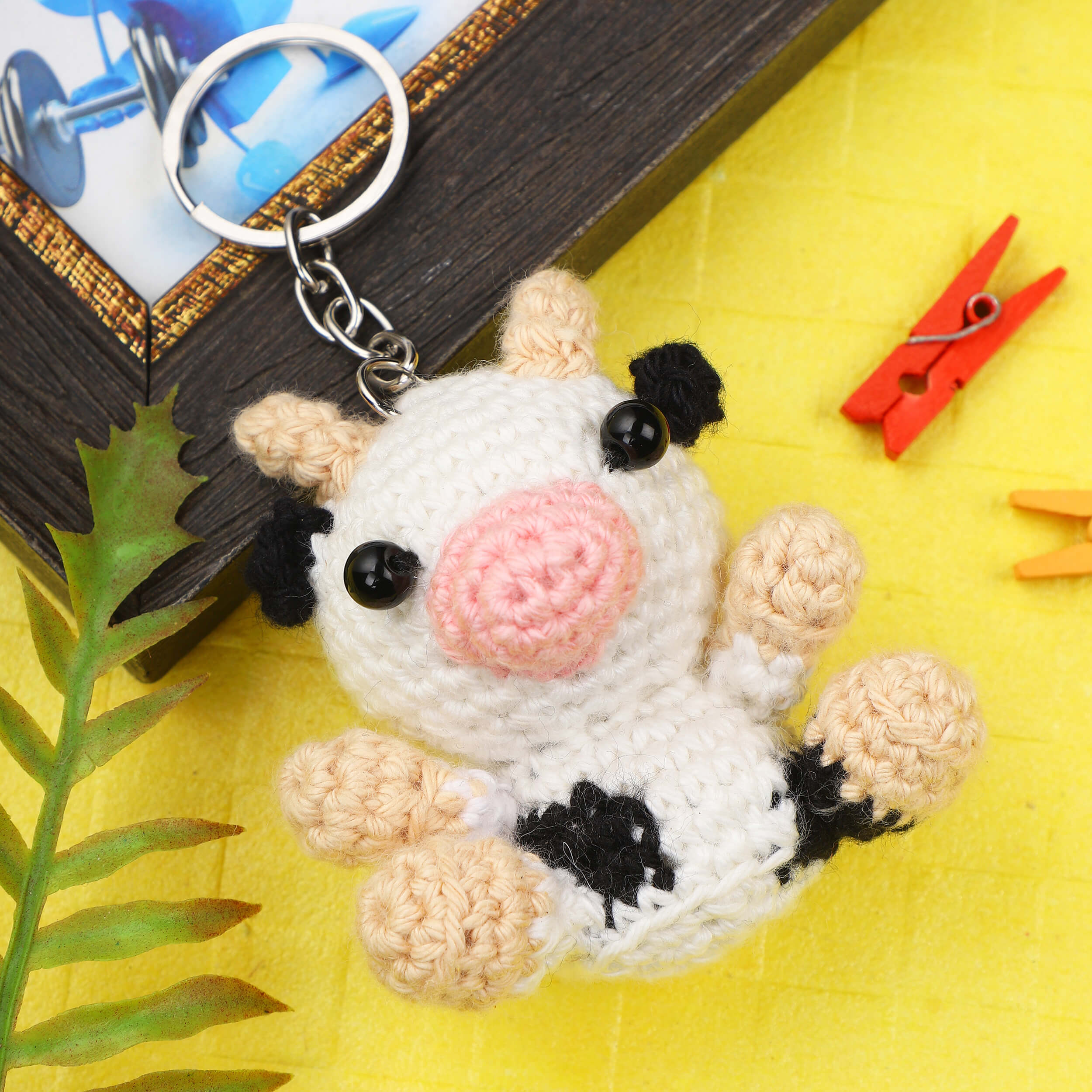 Handmade Crochet Keychains | Cute Cotton Yarn Keyrings for Bags & Keys ...