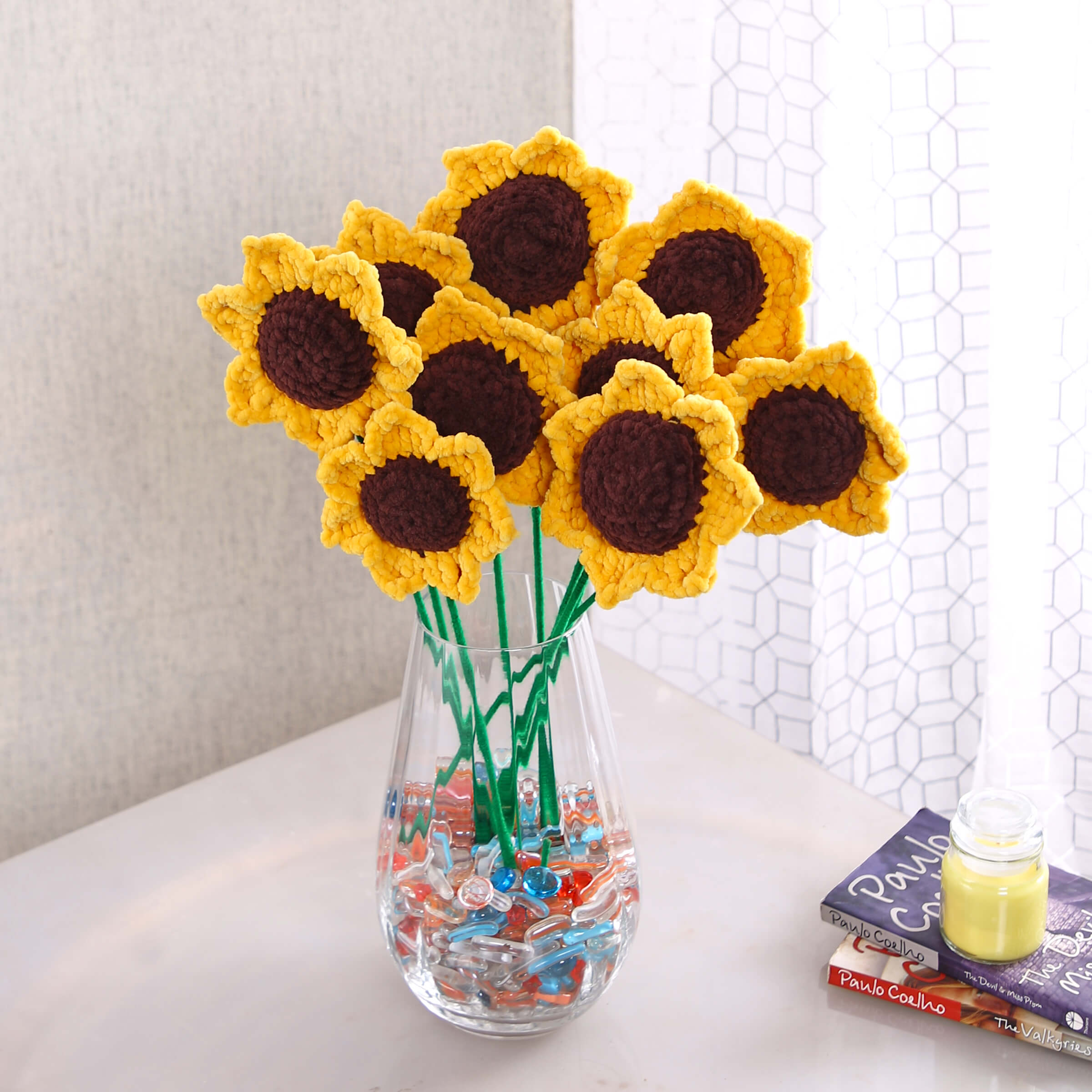 Sunny Sunflowers - Handcrafted Crochet Flowers – Magic Needles