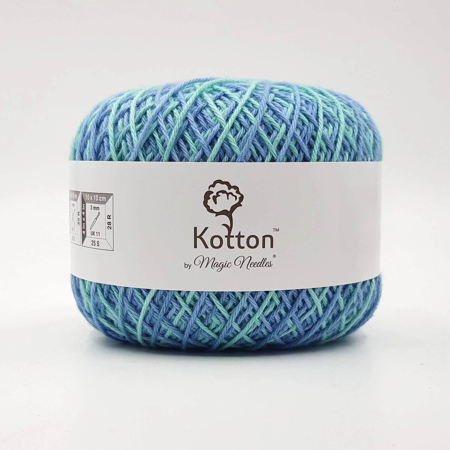 Cotton Yarn by Kotton 4 ply - Multi Color 29