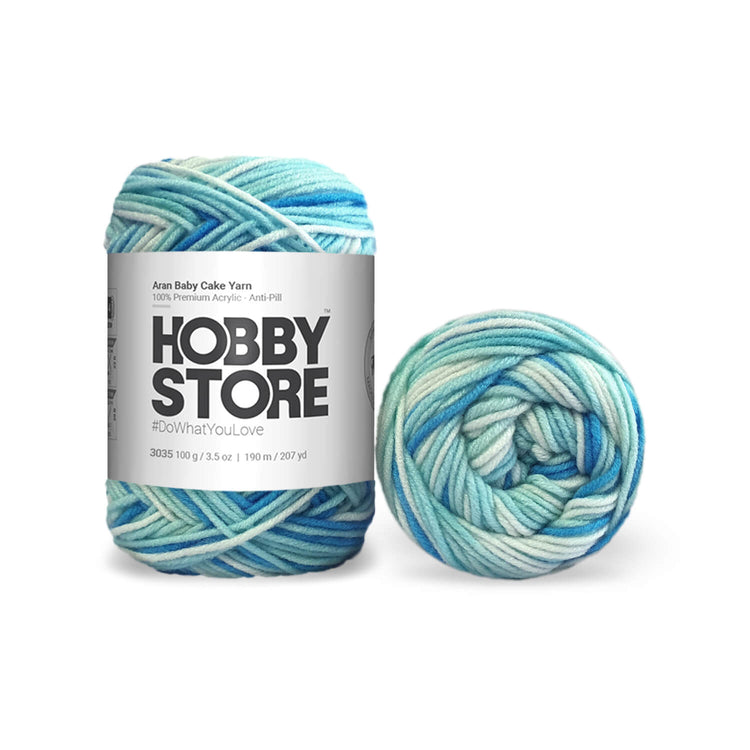 Hobby Store Aran Baby Cake Yarn – Soft Multicolor Baby Yarn – Magic Needles