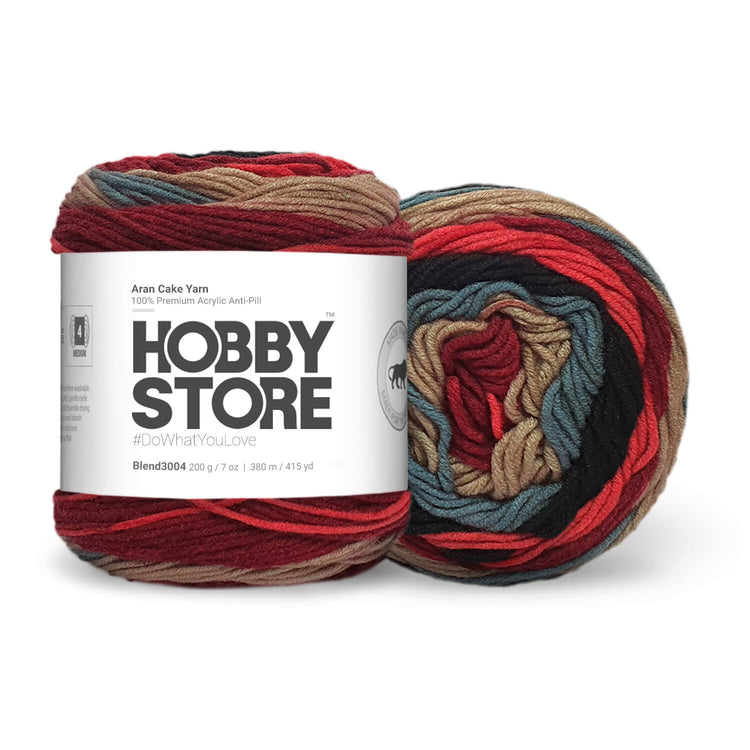Hobby Store Aran Cake Yarn – Multicolor Yarn for Creative Projects ...